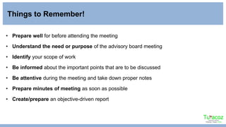 Medical Advisory Board Meetings and Medical Writing | PPTX
