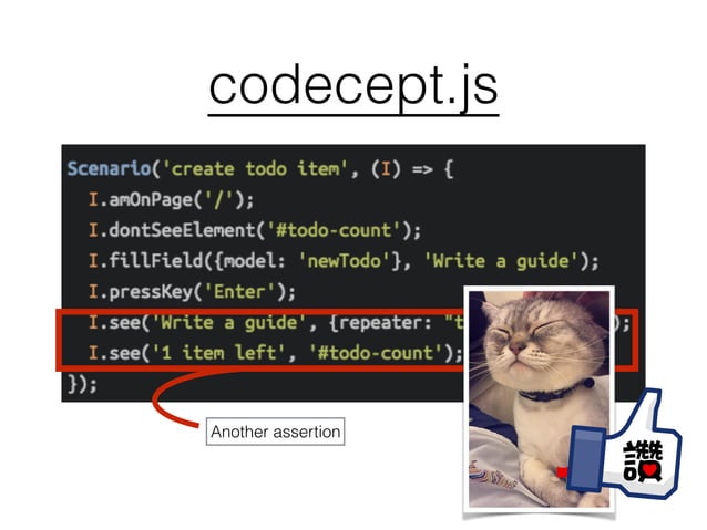 codecept.js introduce - front end test E2E tool introduce | PPT