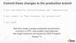 Deploying your web application with AWS ElasticBeanstalk | PPTX