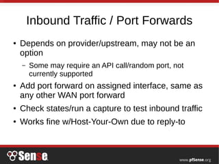 OpenVPN as a WAN - pfSense Hangout October 2016 | PPT