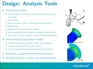 Virtualmech energy CSP presentation | PDF