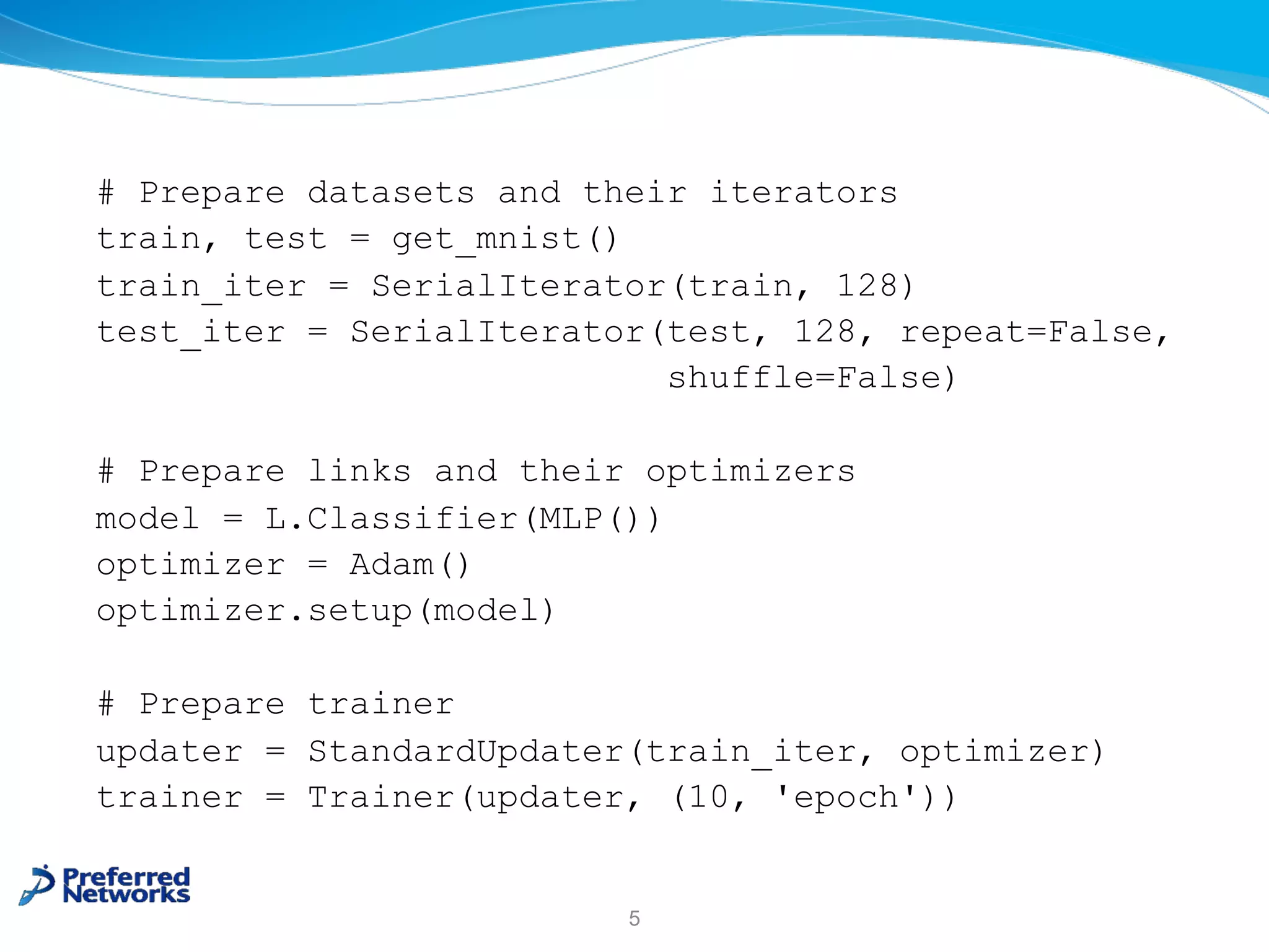 GTC Japan 2016 Chainer feature introduction | PPT