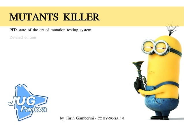 MUTANTS KILLER (Revised) - PIT: state of the art of mutation testing ...