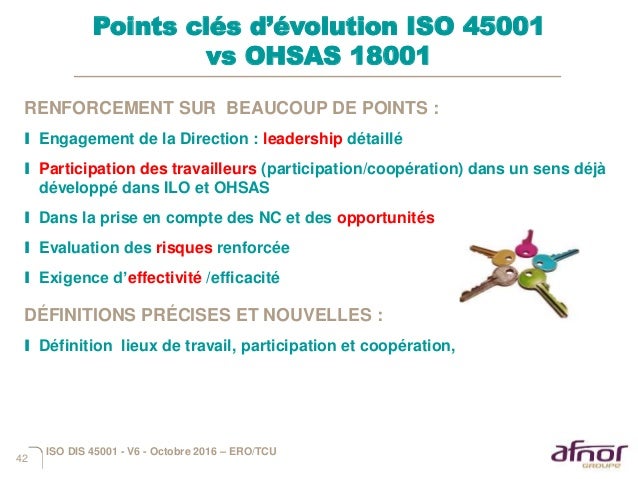 Présentation Norme iso 45001