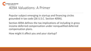 409A Valuations: A Primer | PPT