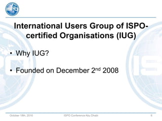 International Standard for maritime Pilot Organizations - ISPO ...