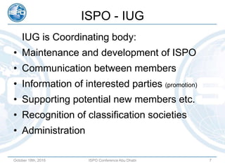 International Standard for maritime Pilot Organizations - ISPO ...