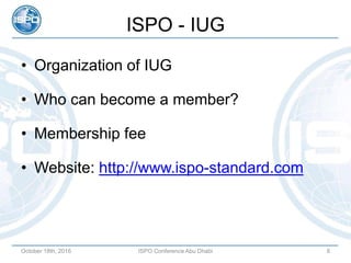 International Standard for maritime Pilot Organizations - ISPO ...