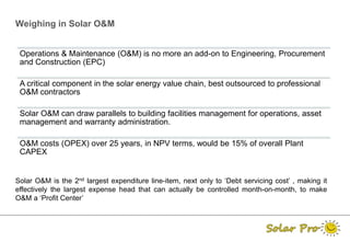 The MBA of Solar O&M | PPTX