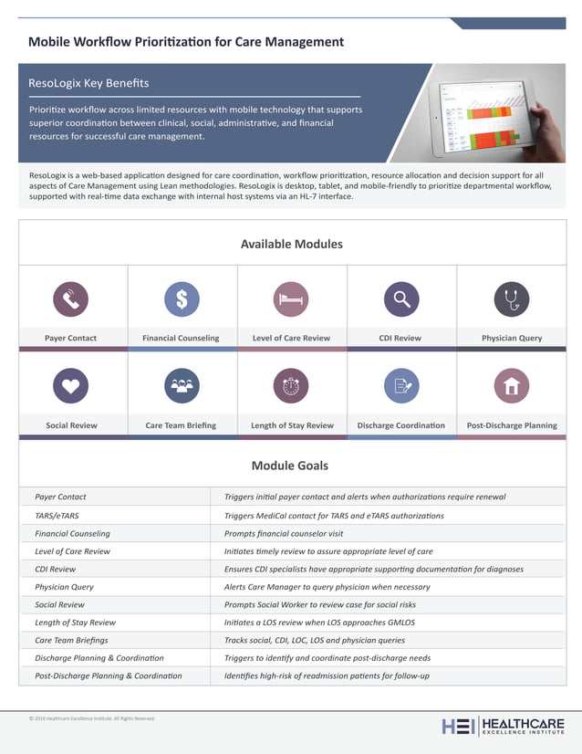 ReSoLogix: Mobile Workflow Prioritization for Care Management | PDF