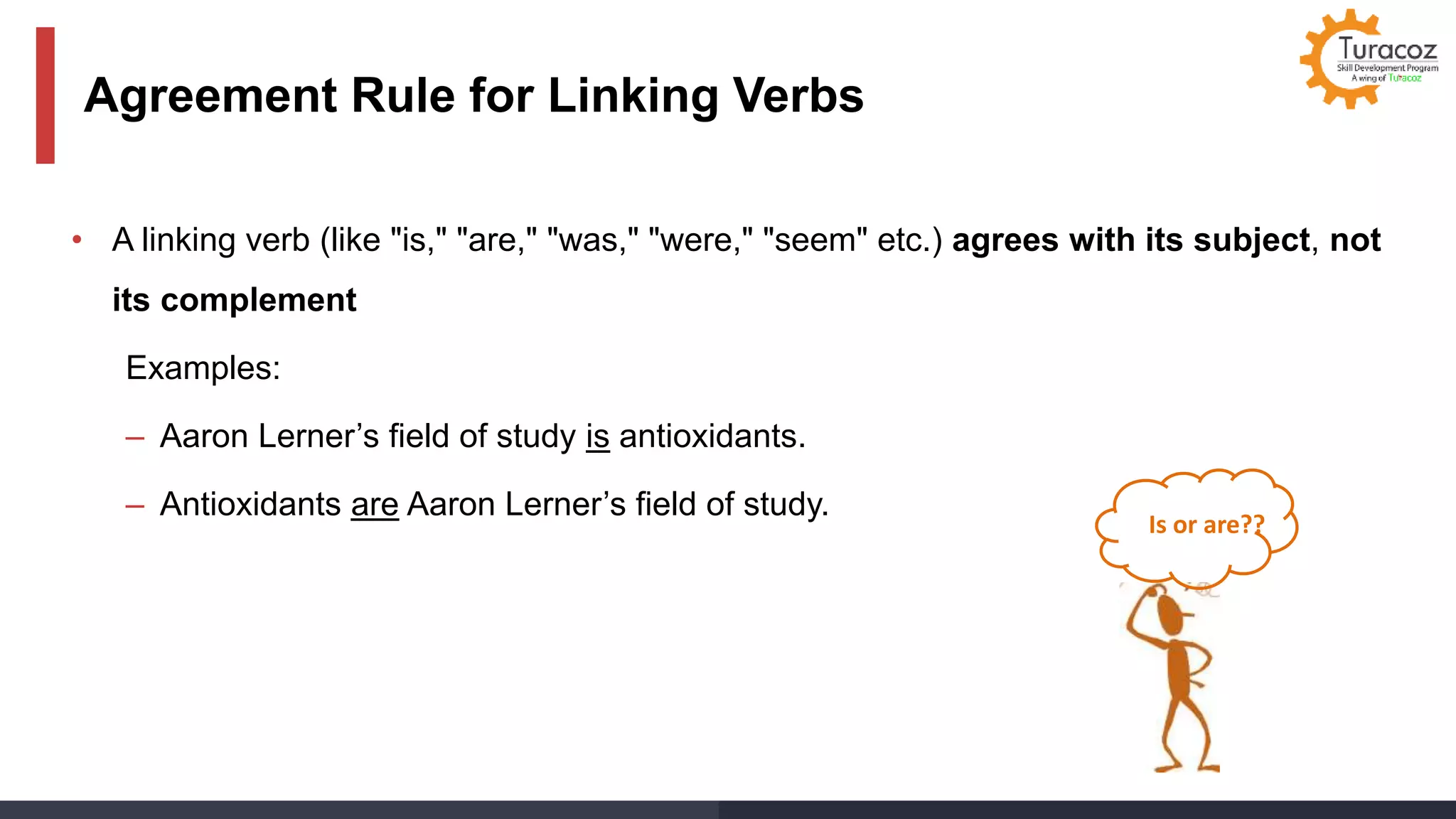 Subject Verb Agreement Rules | PPT
