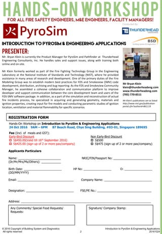 24 OCT 2016 - Introduction to PyroSim & Engineering Applications | PDF