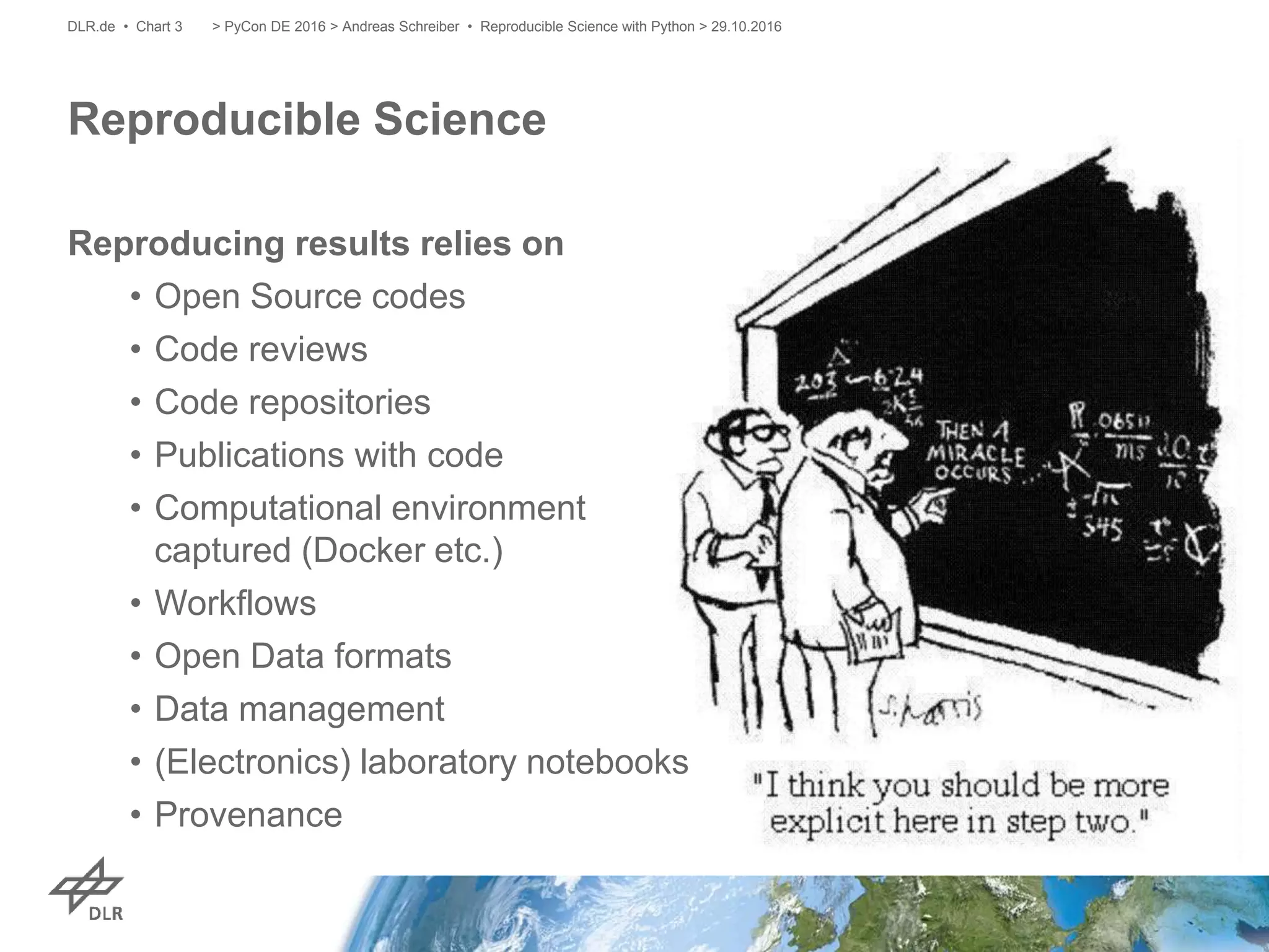Reproducible Science with Python | PPTX