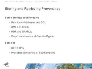 Reproducible Science with Python | PPT