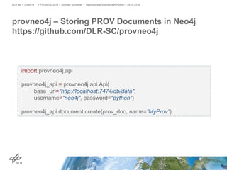 Reproducible Science with Python | PPTX