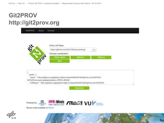 Reproducible Science with Python | PPTX