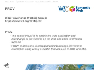 Reproducible Science with Python | PPTX
