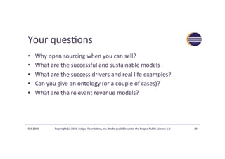 About Open Source Business Models | PPT