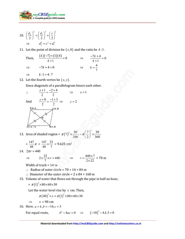 2016 10 mathematics_sample_paper_sa2_01_ans_z9gf4 | PDF
