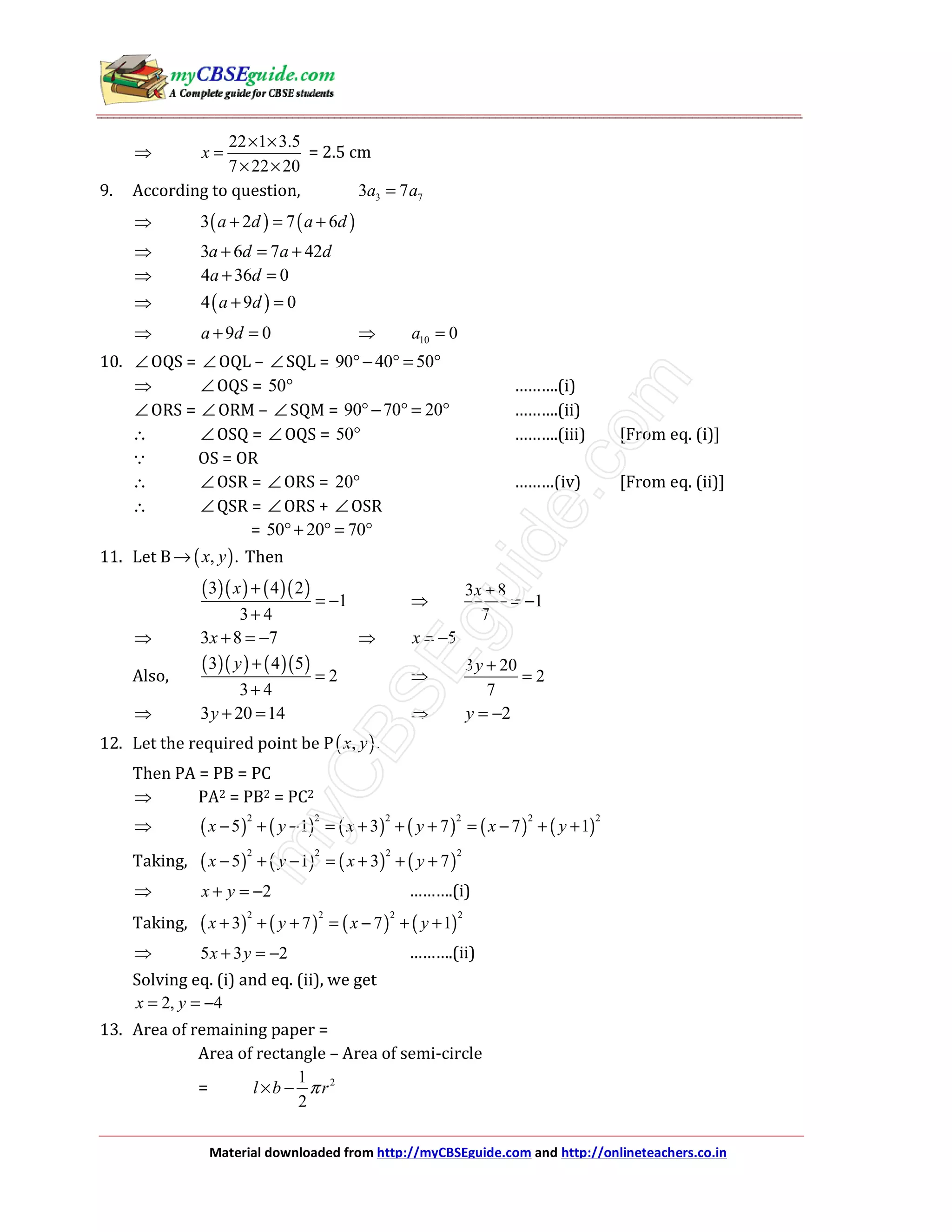 2016 10 mathematics_sample_paper_sa2_03_ans_z657f | PDF