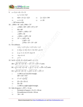 2016 10 mathematics_sample_paper_sa2_04_ans_w9tafd6 | PDF