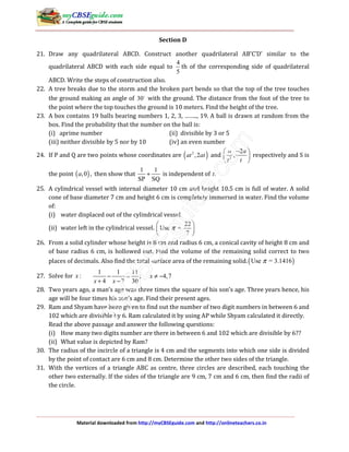 2016 10 mathematics_sample_paper_sa2_05 | PDF