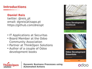 Dynamic Business Processes using Automated Actions | PPT