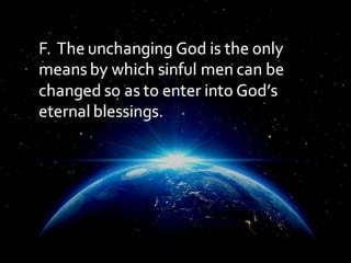 RHBC 274: The Immutability of God | PPT