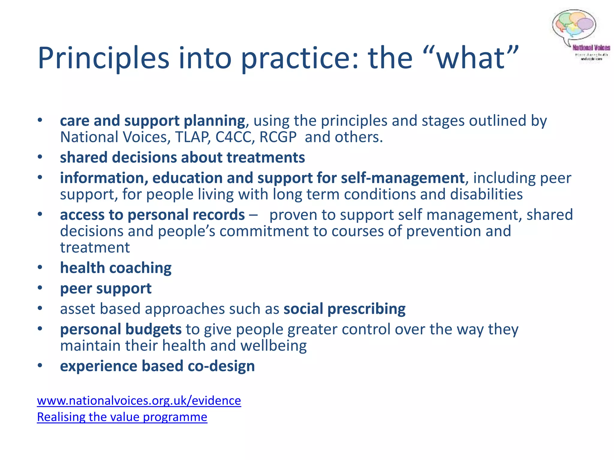 Six principles for engaging people and communities | PPTX