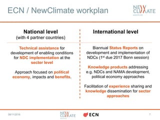 Sectoral approaches for NDC implementation | PPTX