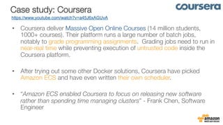 Running Docker clusters on AWS (November 2016) | PPT