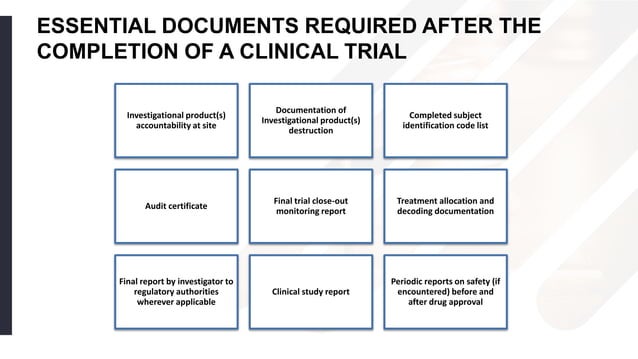 Essential Documents for the Conduct Of a Clinical Trial | PPTX ...