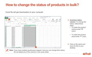 Catalogue : Price and status update | PPT
