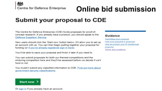 An explanation on how the CDE competition works. | PPTX