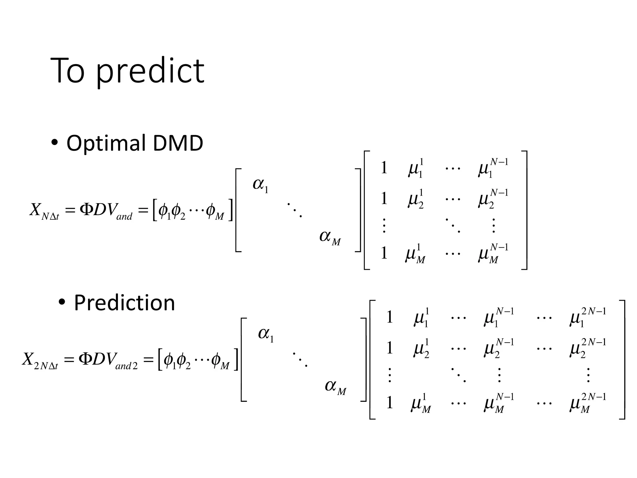 Predictability Of The Dynamic Mode Decomposition In Coastal Processes Ppt
