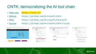 [html5jロボット部 第7回勉強会] Microsoft Cognitive Toolkit (CNTK) Overview | PPT
