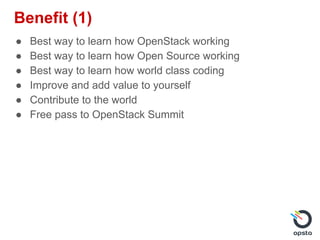 How to contribute to OpenStack | PPT