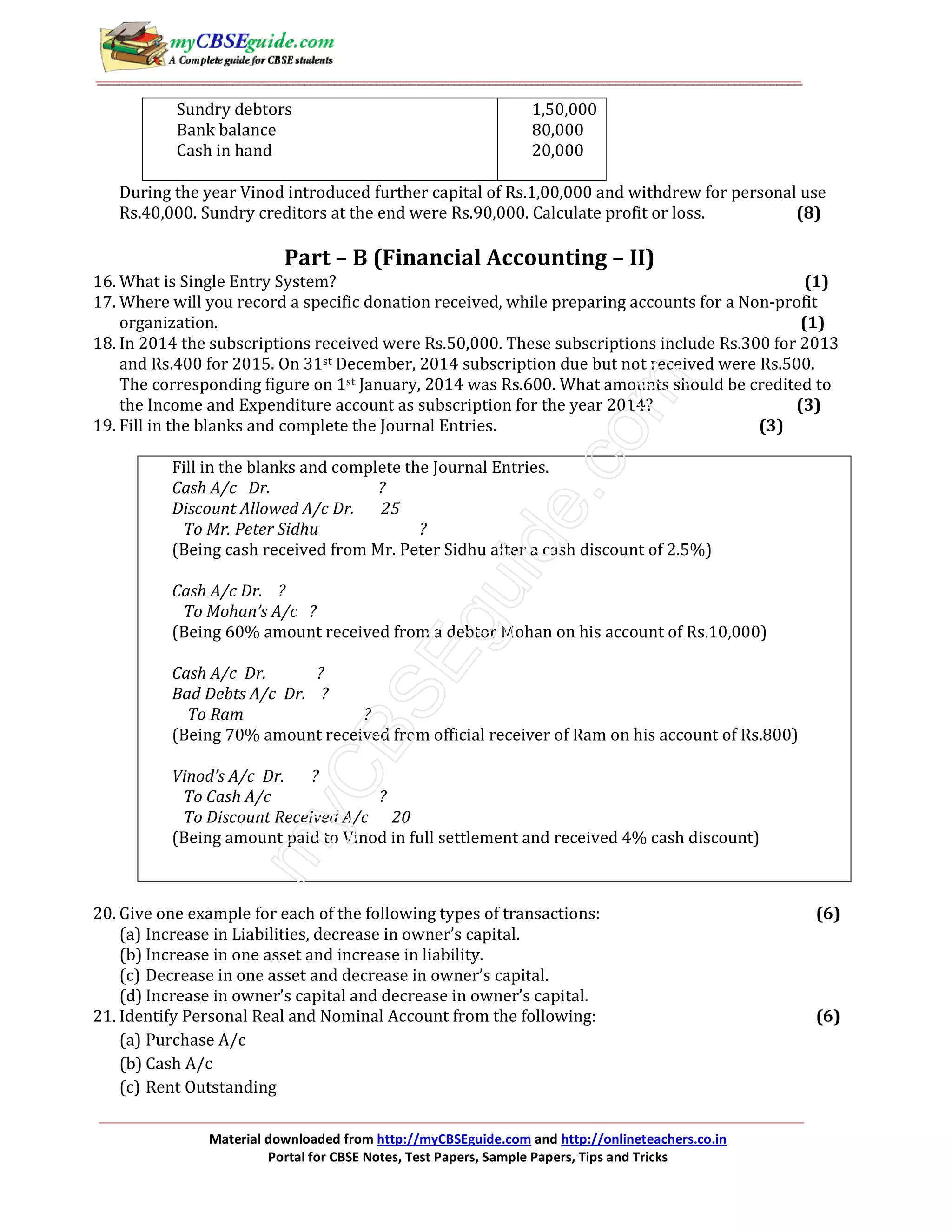 2016 11 accountancy_sample_paper_01 | PDF
