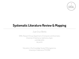 Systematic Literature Review & Mapping | PPT