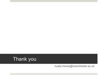 Community museums as spaces of care | Nuala Morse | PPTX | Museums & Galleries | Attractions