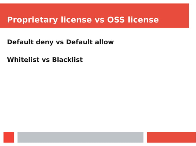 OSS license 101 | PPT