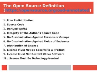 OSS license 101 | PPT