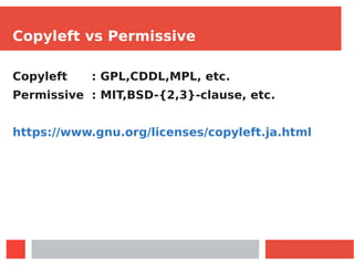 OSS license 101 | PPT