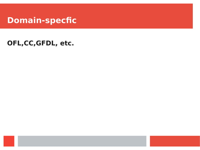 OSS license 101 | PPT