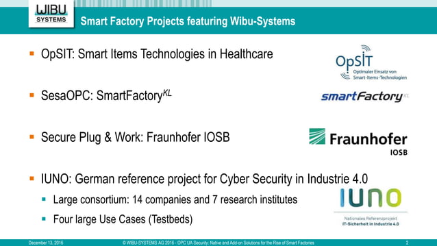 OPC UA Security: Native and Add-on Solutions | PPT