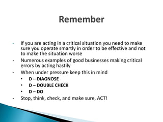 Emergency Decision Making in Business | PDF