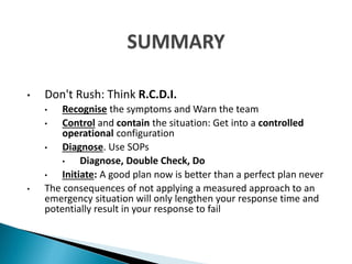 Emergency Decision Making in Business | PPT