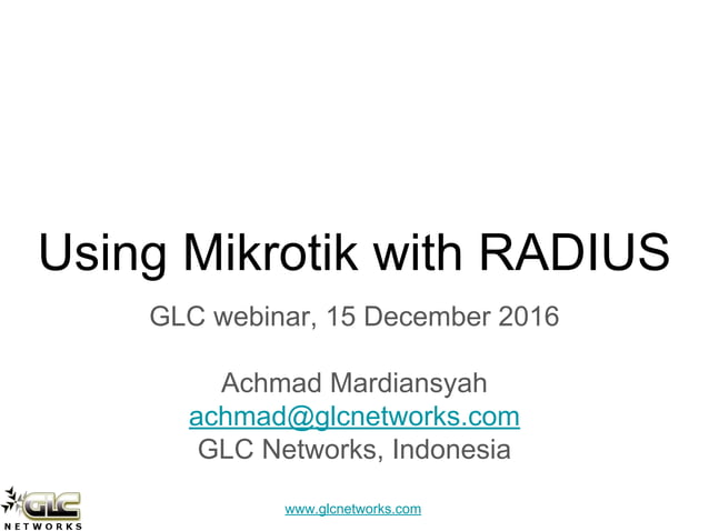 Using mikrotik with radius | PDF | Computer Networking | Computing
