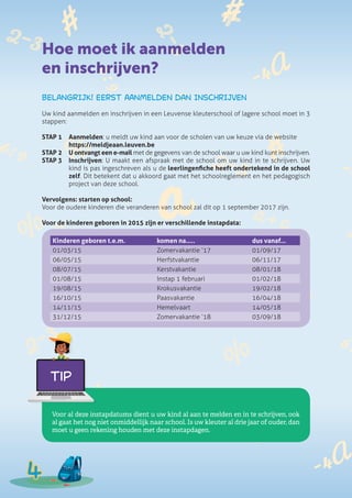 Inschrijvingsbrochure 2016-2017 | PDF