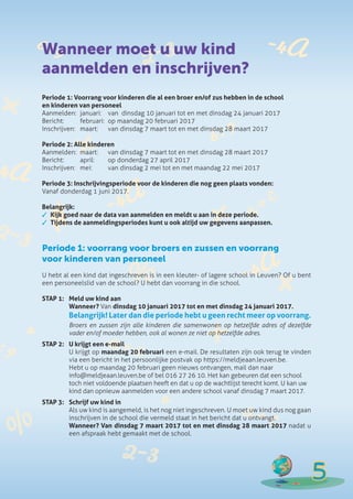 Inschrijvingsbrochure 2016-2017 | PDF